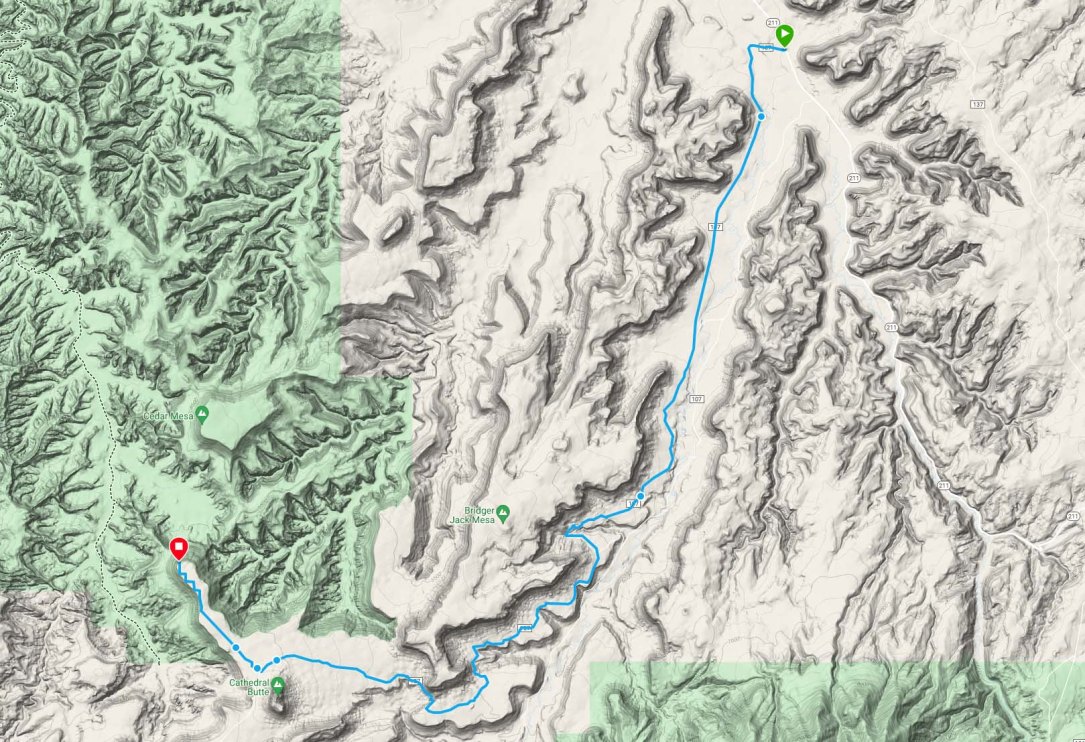 Beef Basin UTV Side by Side Trail to Cathedral Point